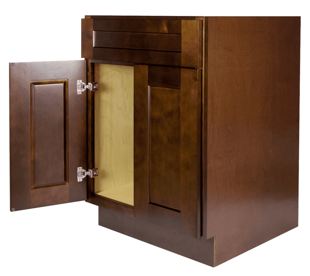 Double Door Double Drawer Base Cabinets - ABCabinetry