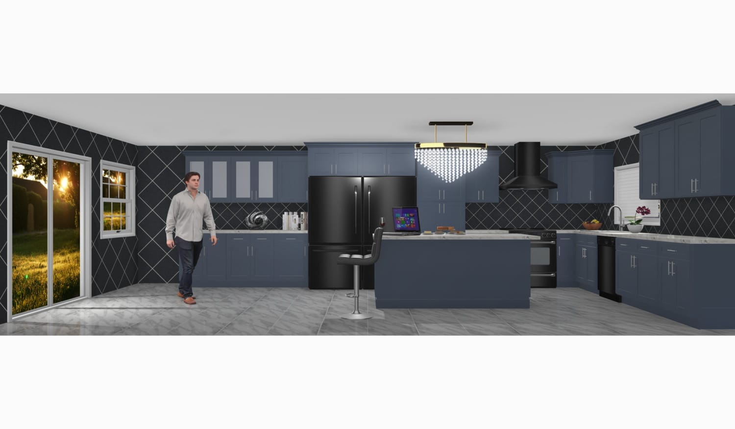 3D Kitchen Design - ABCabinetry